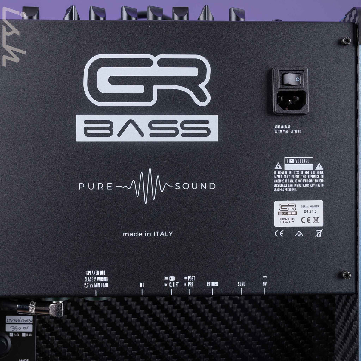 GR Audio AT 210V Bass Combo Amp Carbon Fiber 350W 2x10" 4 Ohm – Ish Guitars