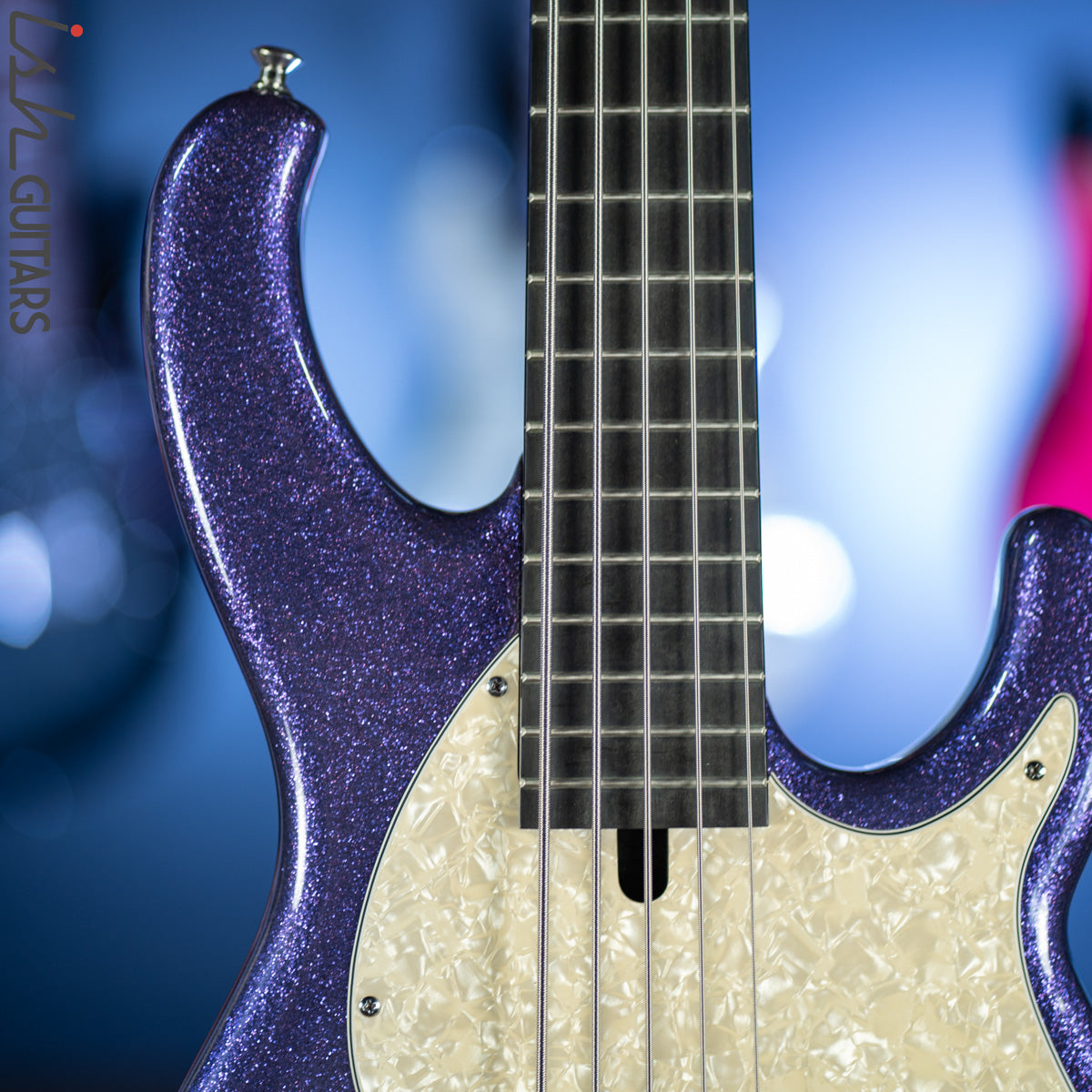 2001 Modulus Funk Unlimited FU5 Flea Bass FB5 - Rare Purple Glitter – Ish Guitars