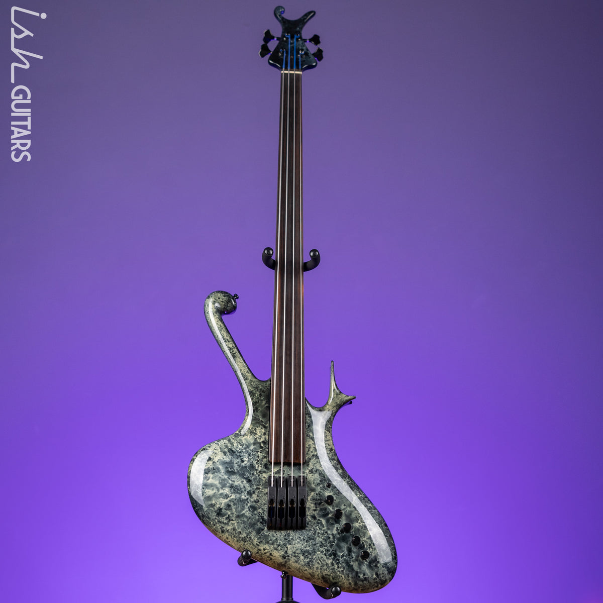 2002 Ritter Raptor Fretless 4-String Bass Marble – Ish Guitars