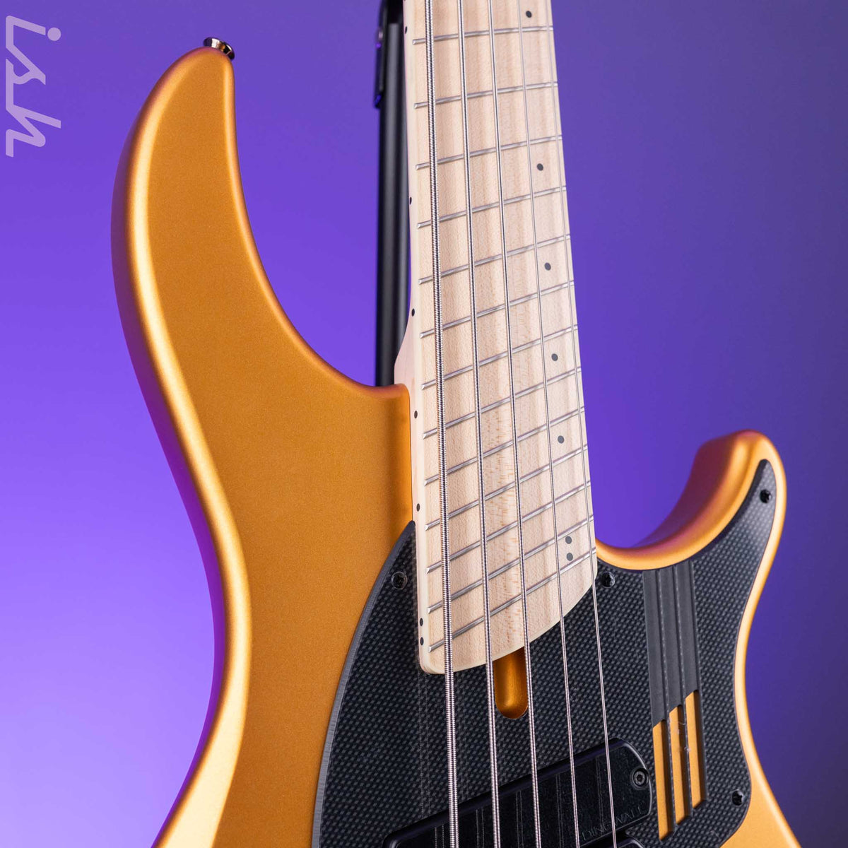 Dingwall NG-3 5-String Bass Guitar Matte Gold Metallic – Ish Guitars