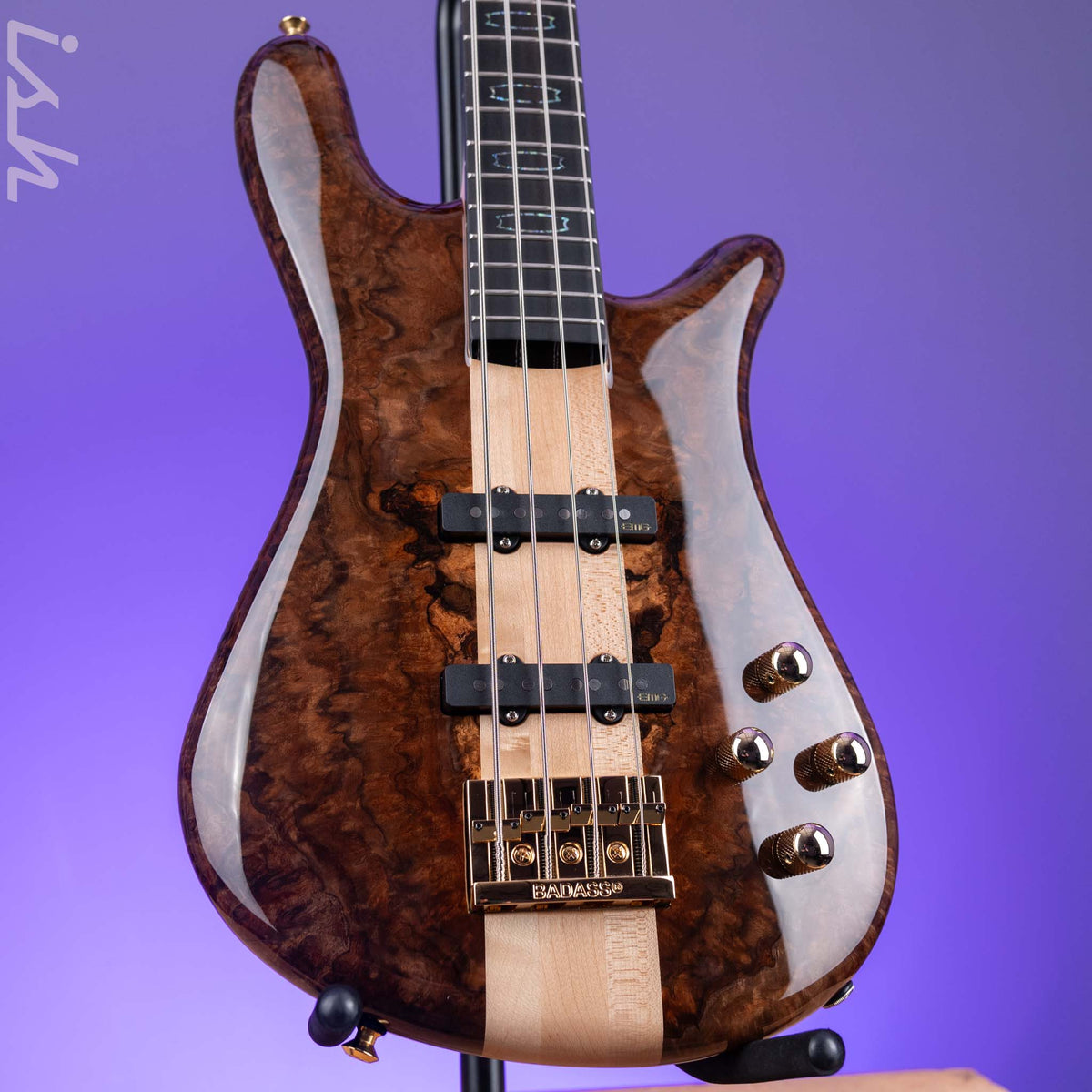 Spector USA NS-2 4-String Bass Figured Walnut – Ish Guitars