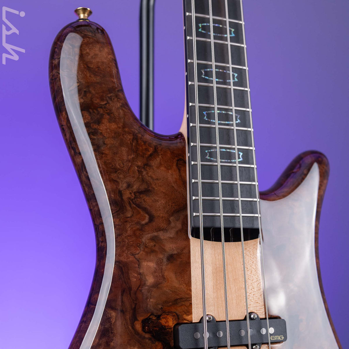 Spector USA NS-2 4-String Bass Figured Walnut – Ish Guitars