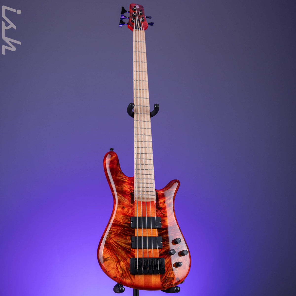 Spector USA NS-5 5-String Bass Inferno Red Custom Finish – Ish Guitars