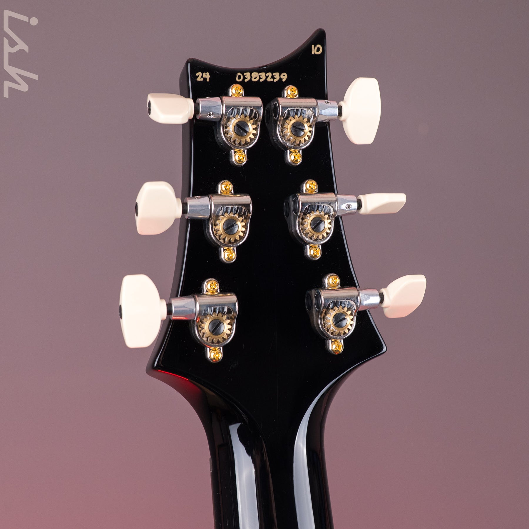 2024 PRS Custom 24-08 Charcoal Burst 10 Top – Ish Guitars