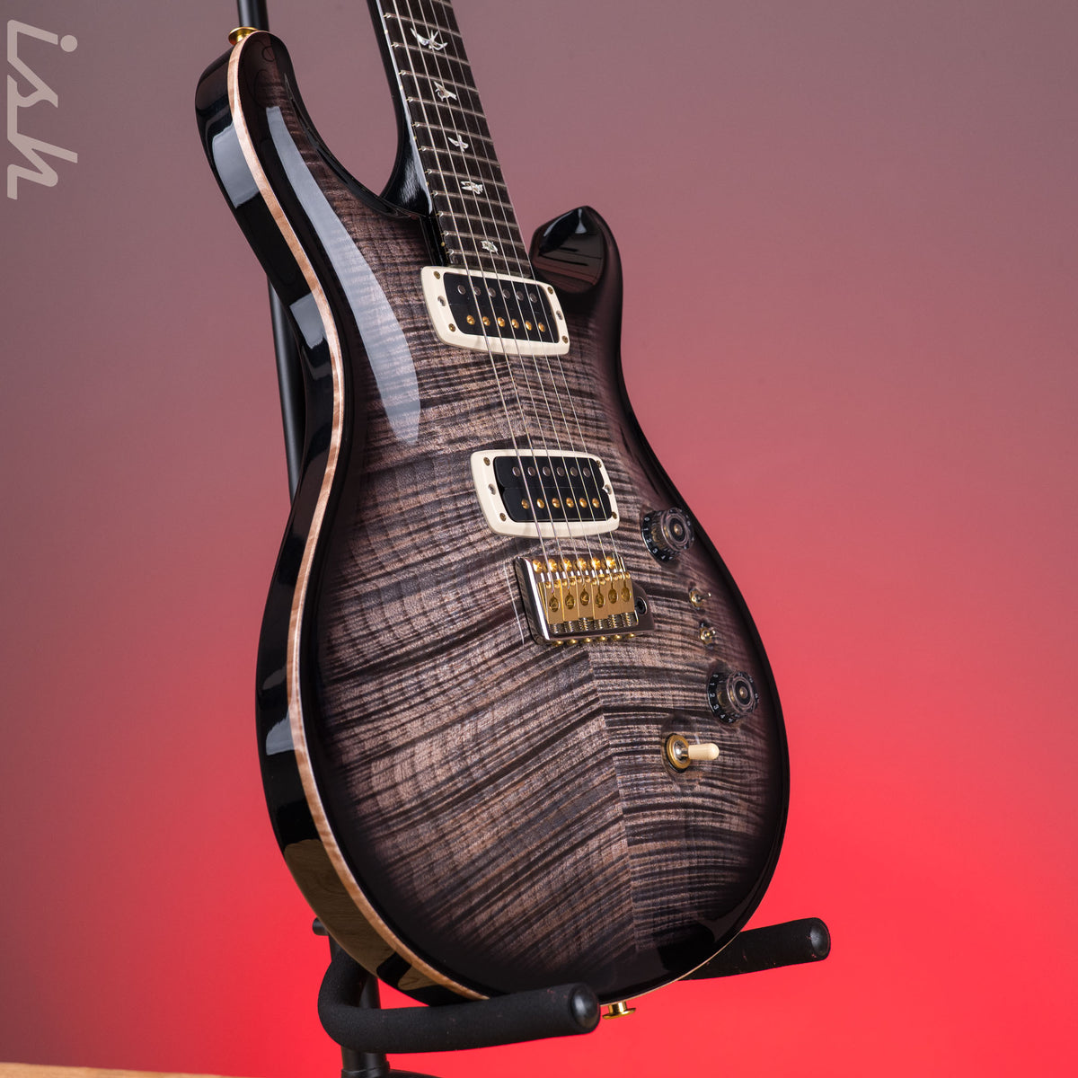 2024 PRS Custom 24-08 Charcoal Burst 10 Top – Ish Guitars