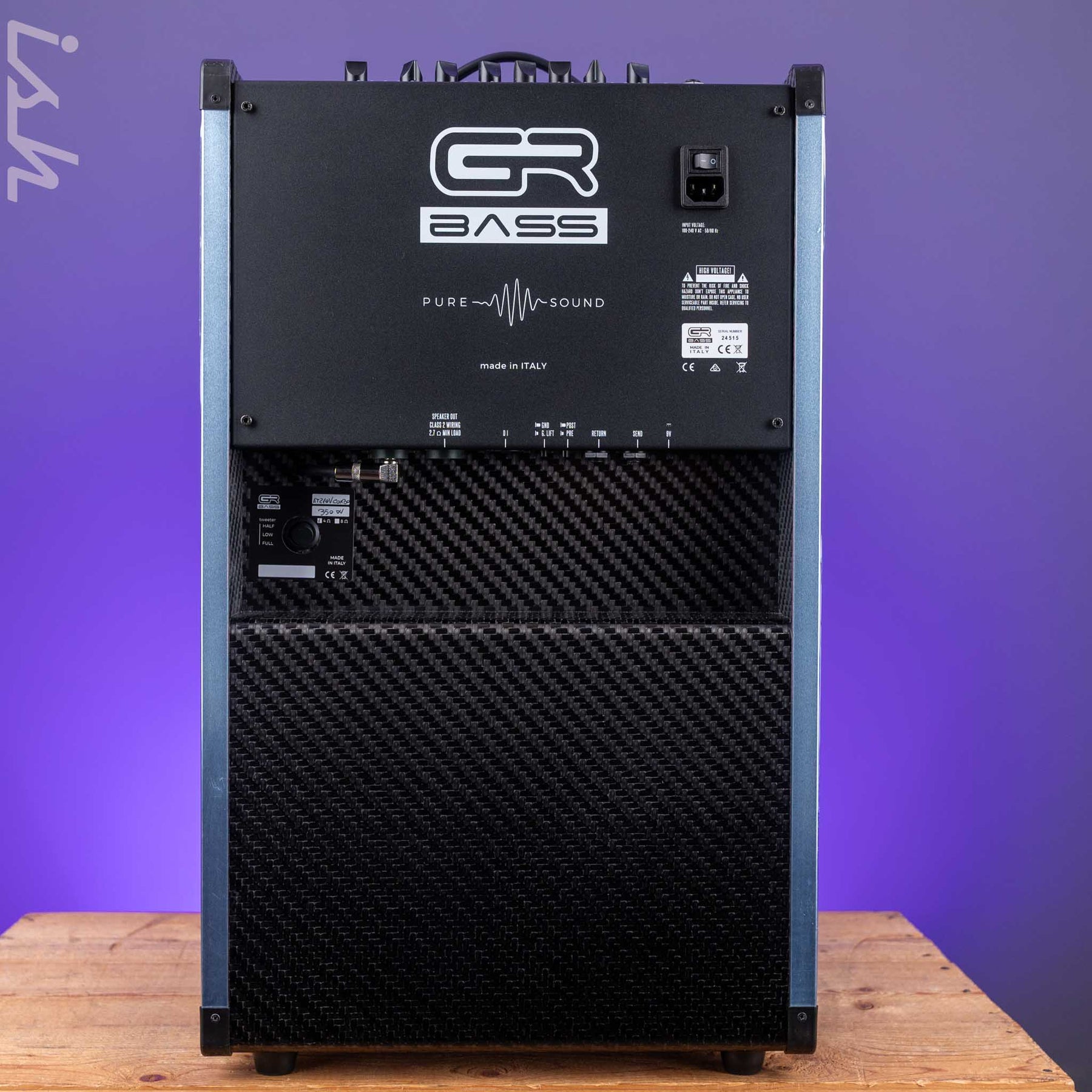 GR Audio AT 210V Bass Combo Amp Carbon Fiber 350W 2x10" 4 Ohm – Ish Guitars