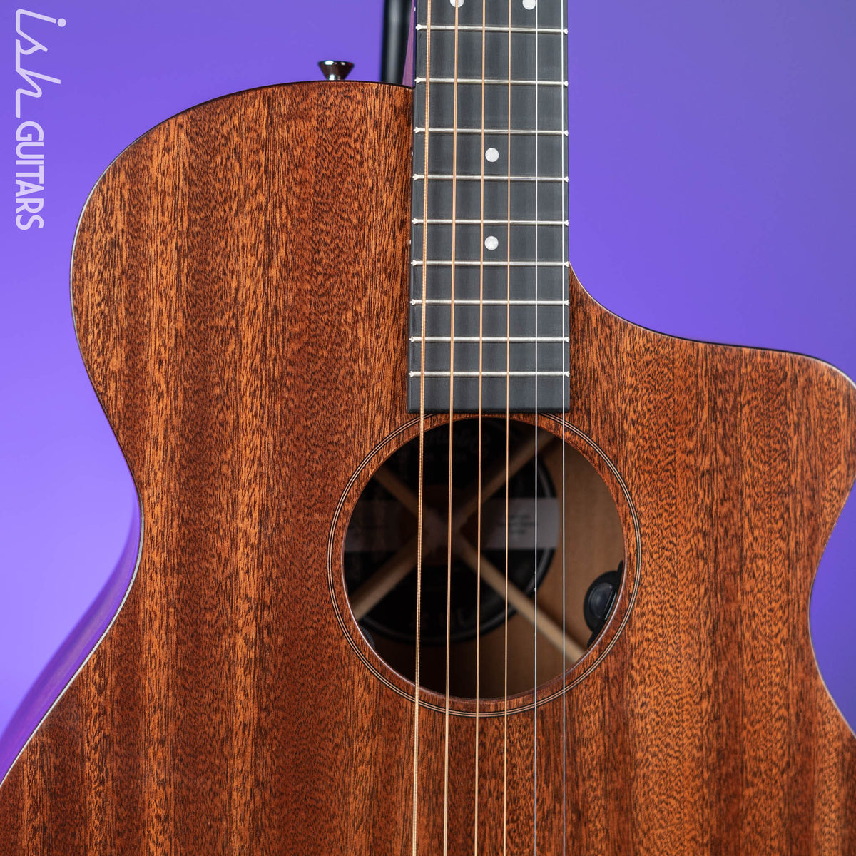 Martin SC-10E Acoustic-Electric Guitar Sapele Natural – Ish Guitars