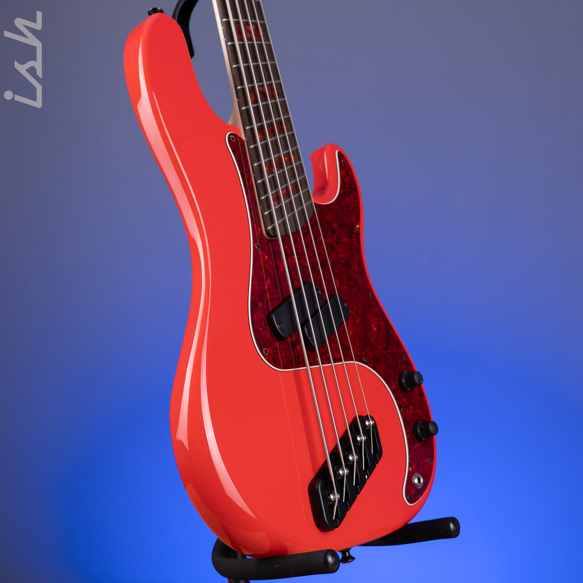 Dingwall Custom Shop Super P 5-String Bass Fiesta Red – Ish Guitars