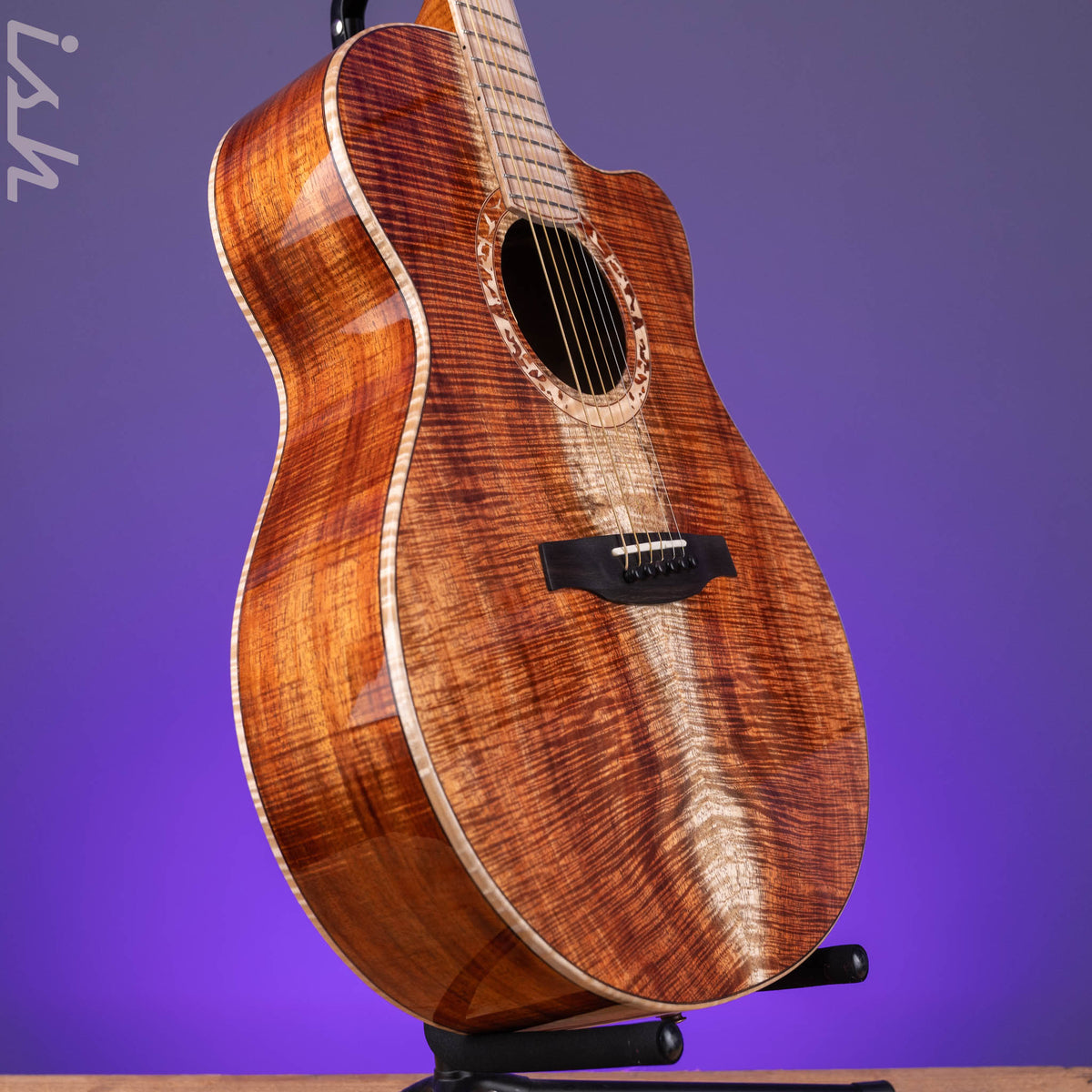 PRS Private Stock Angelus Koa Curly Maple Acoustic-Electric Guitar ...