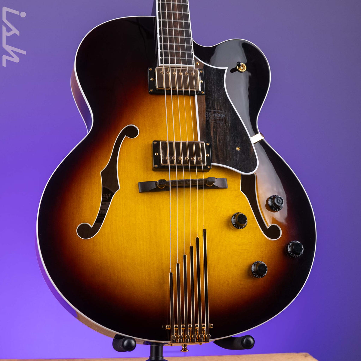 Heritage Standard Eagle Classic Hollow Body Original Sunburst – Ish Guitars