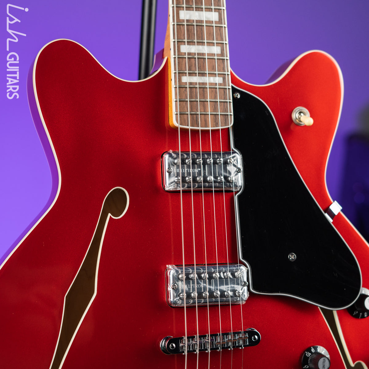 2014 Fender Modern Player Coronado II Candy Apple Red – Ish Guitars