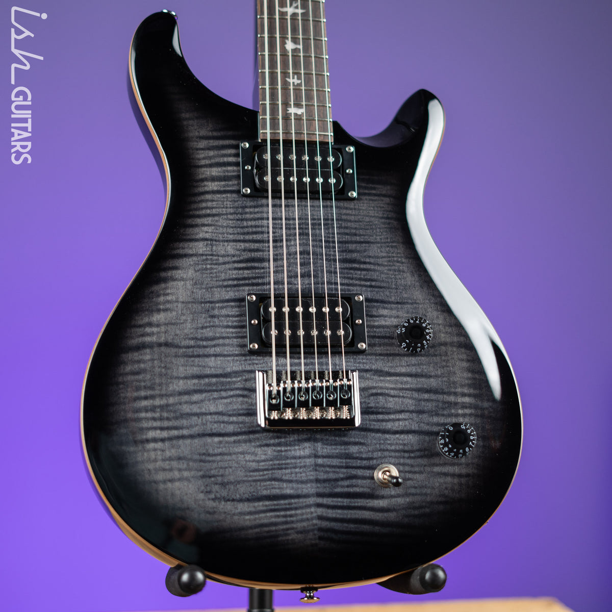 PRS SE 277 Baritone Electric Guitar Charcoal Burst – Ish Guitars