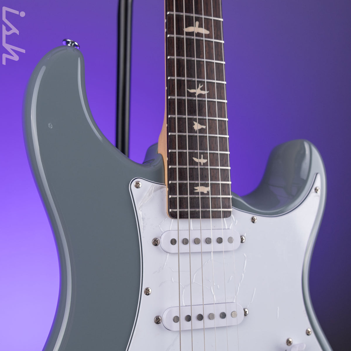 PRS SE Silver Sky Electric Guitar Storm Gray Demo – Ish Guitars
