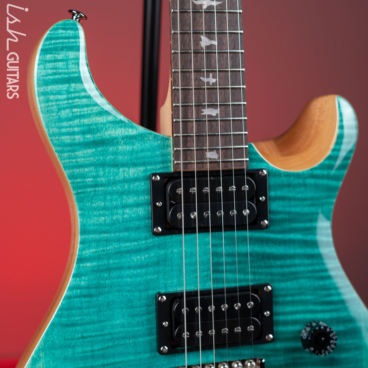 PRS SE Custom 24-08 Electric Guitar Turquoise – Ish Guitars