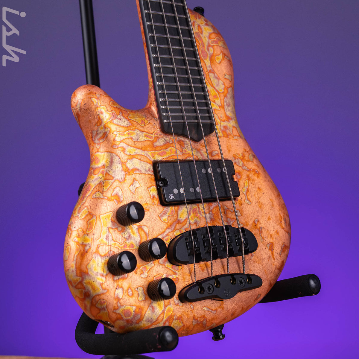 Mayones Cali 4 Mini Bass Lefty Black Limba – Ish Guitars