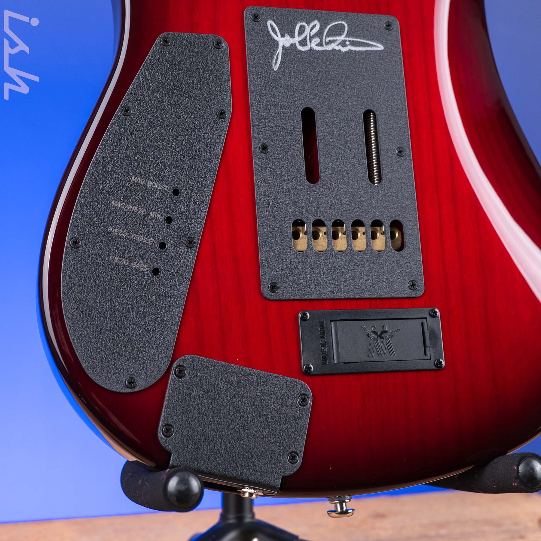 Ernie Ball Music Man BFR John Petrucci JP15 Baritone 6 Cherry Creamsic ...