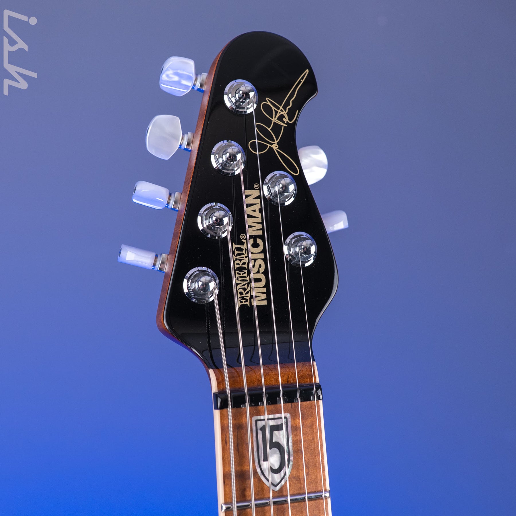 Ernie Ball Music Man BFR John Petrucci JP15 Baritone 6 Cherry Creamsic ...