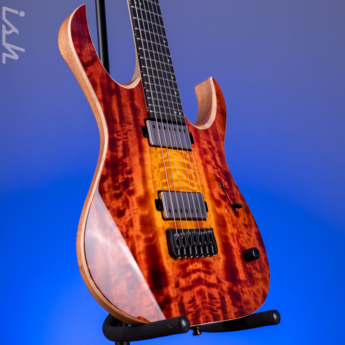 Mayones Duvell Elite 7 Baritone B26.5 Lava Burst – Ish Guitars