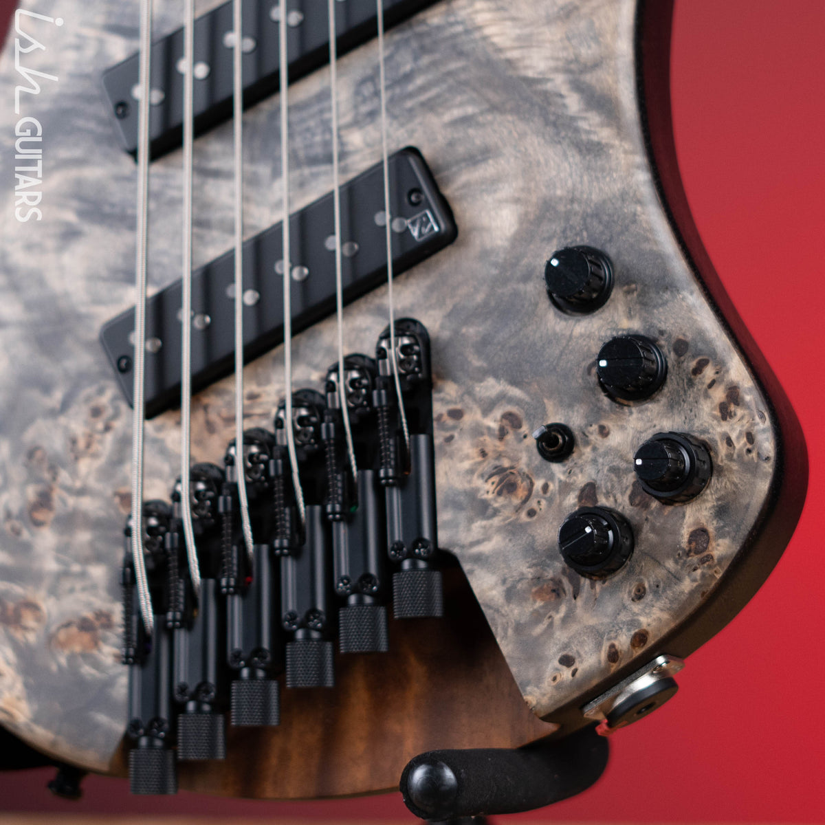 Ibanez EHB1506MS Multi-Scale 6-String Bass Black Ice Flat Demo – Ish ...