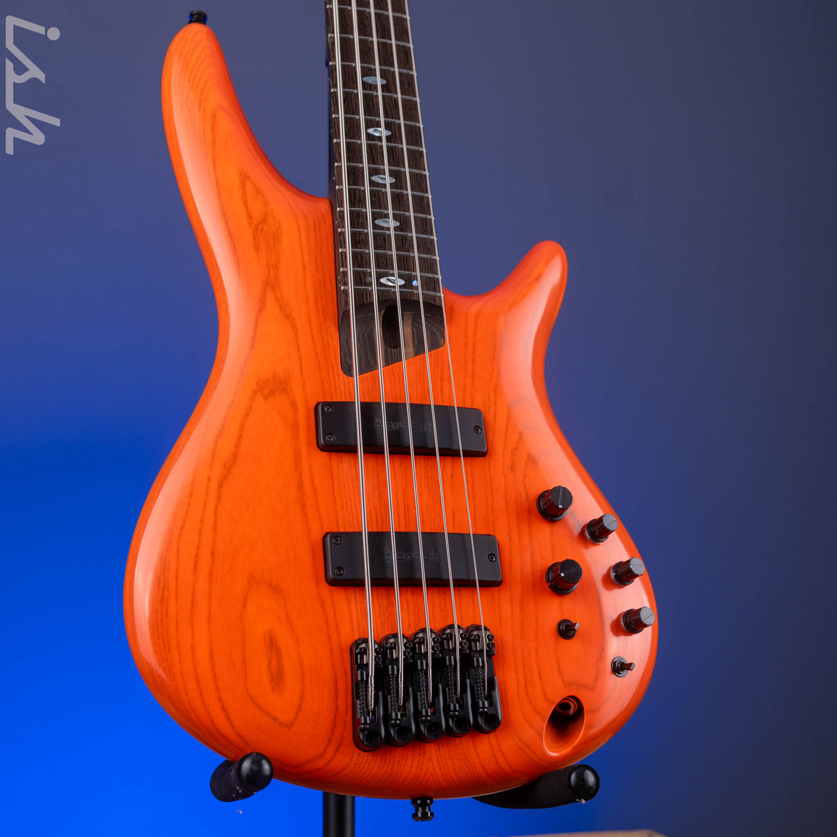 2022 Ibanez SR4605 Prestige 5-String Bass Orange Solar Flare – Ish Guitars