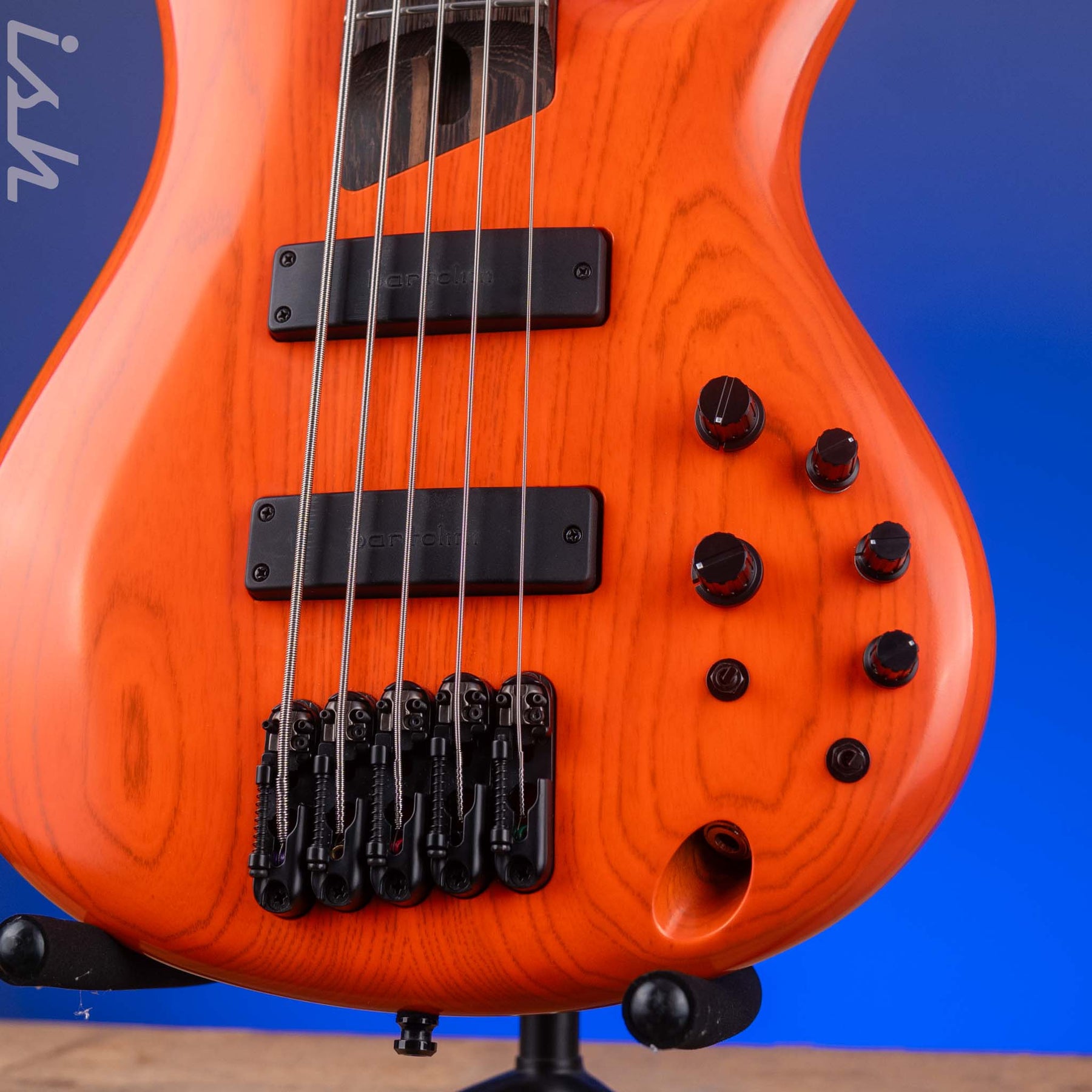 2022 Ibanez SR4605 Prestige 5-String Bass Orange Solar Flare – Ish Guitars
