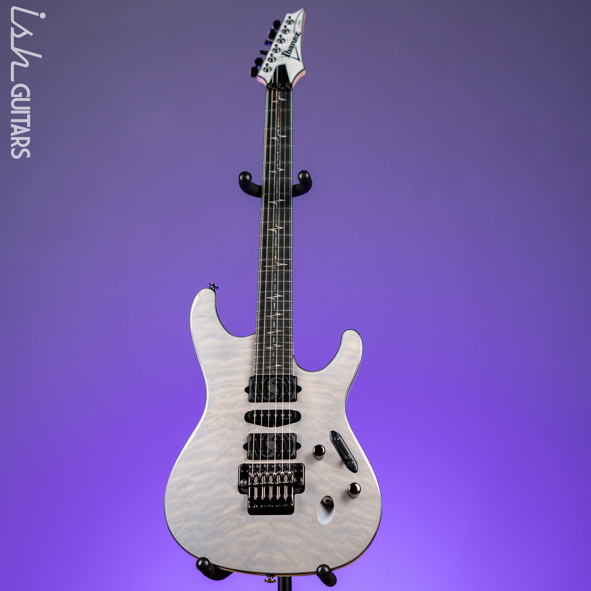Ibanez JIVAX2 Nita Strauss Signature Electric Guitar Ghost – Ish Guitars