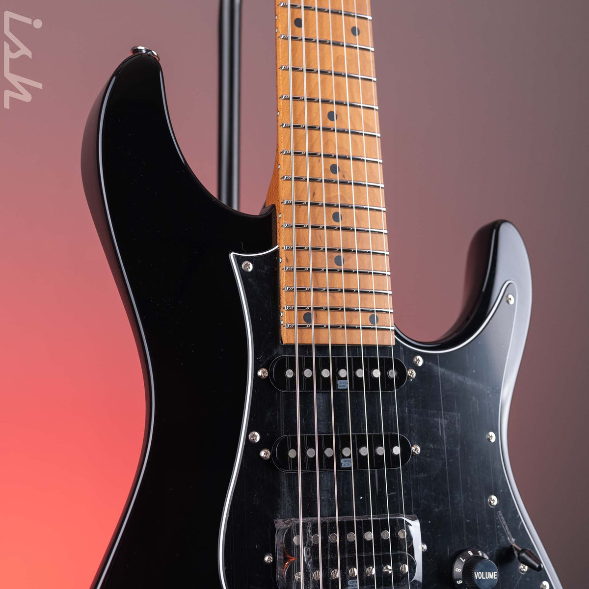 Ibanez AZ24047 Prestige 7-String Electric Guitar Black – Ish Guitars