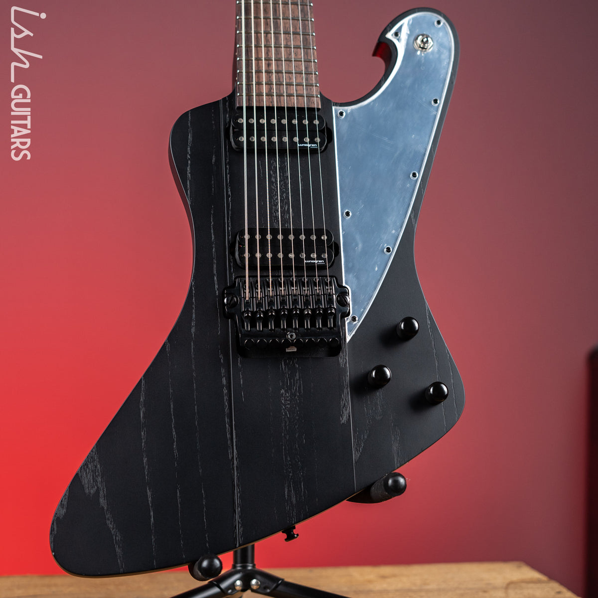 Ibanez FTM33 Fredrik Thordenal Signature 8-String Guitar Weathered Bla ...