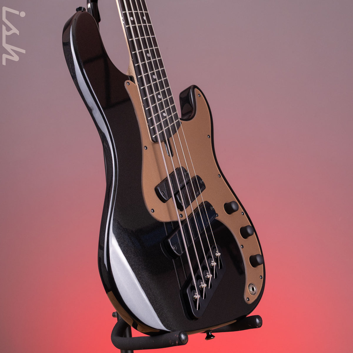 Dingwall SP1 5-String Bass Gloss Metallic Black – Ish Guitars
