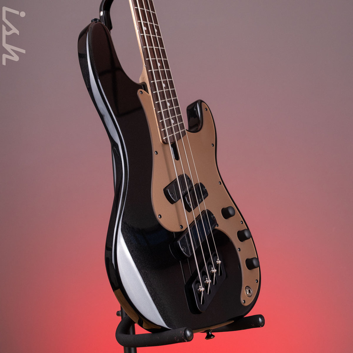 Dingwall SP1 4-String Bass Gloss Metallic Black – Ish Guitars