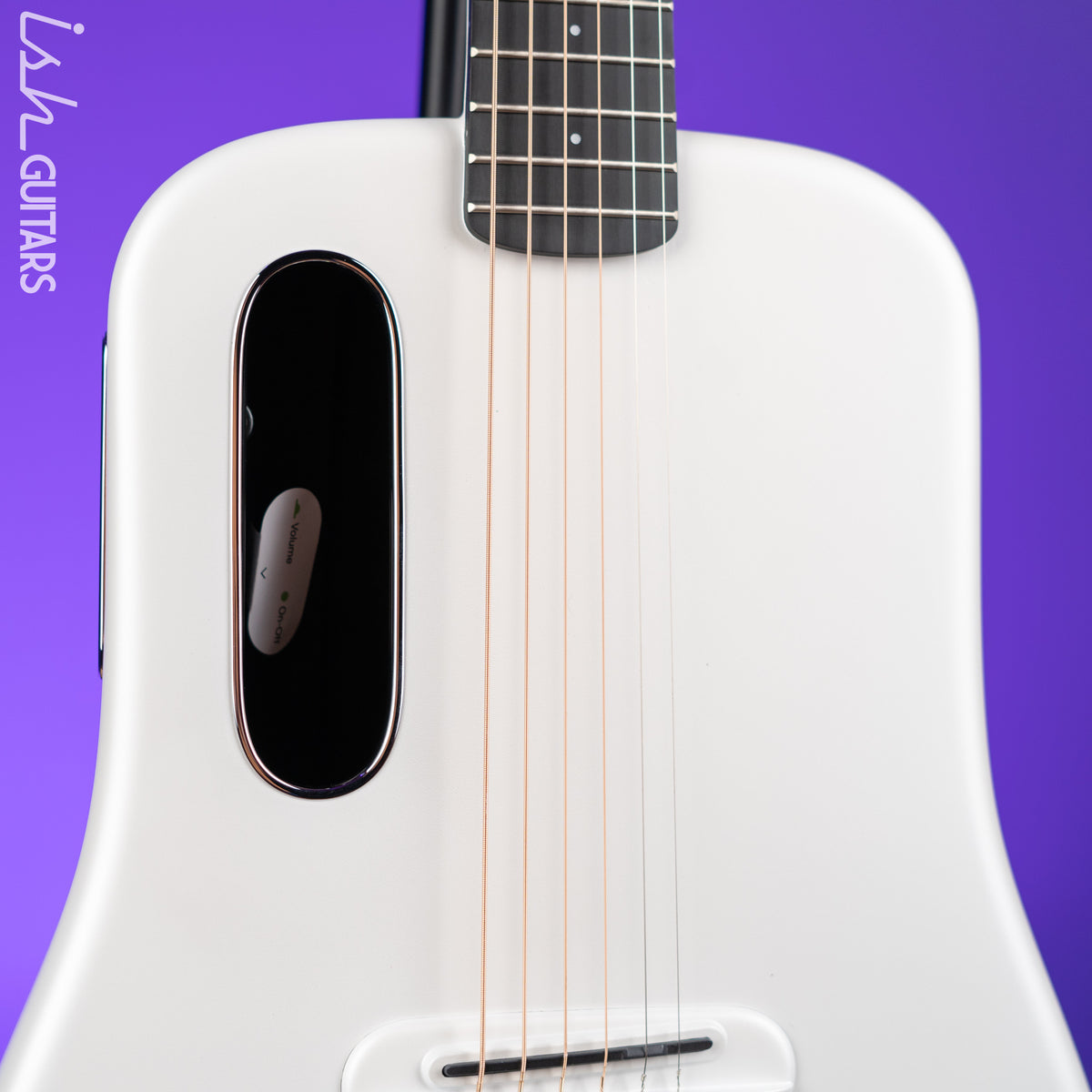 Lava Music LAVA ME 4 Carbon 36" Smart Acoustic-Electric Guitar White ...