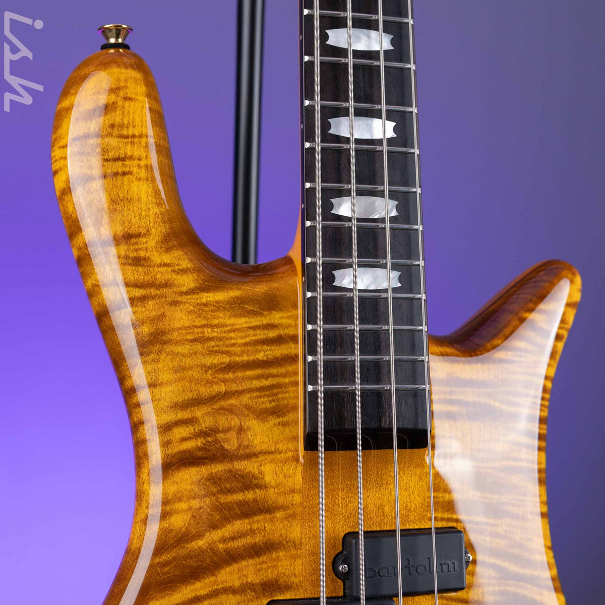 2022 Spector Euro 4 LT Tiger Eye – Ish Guitars