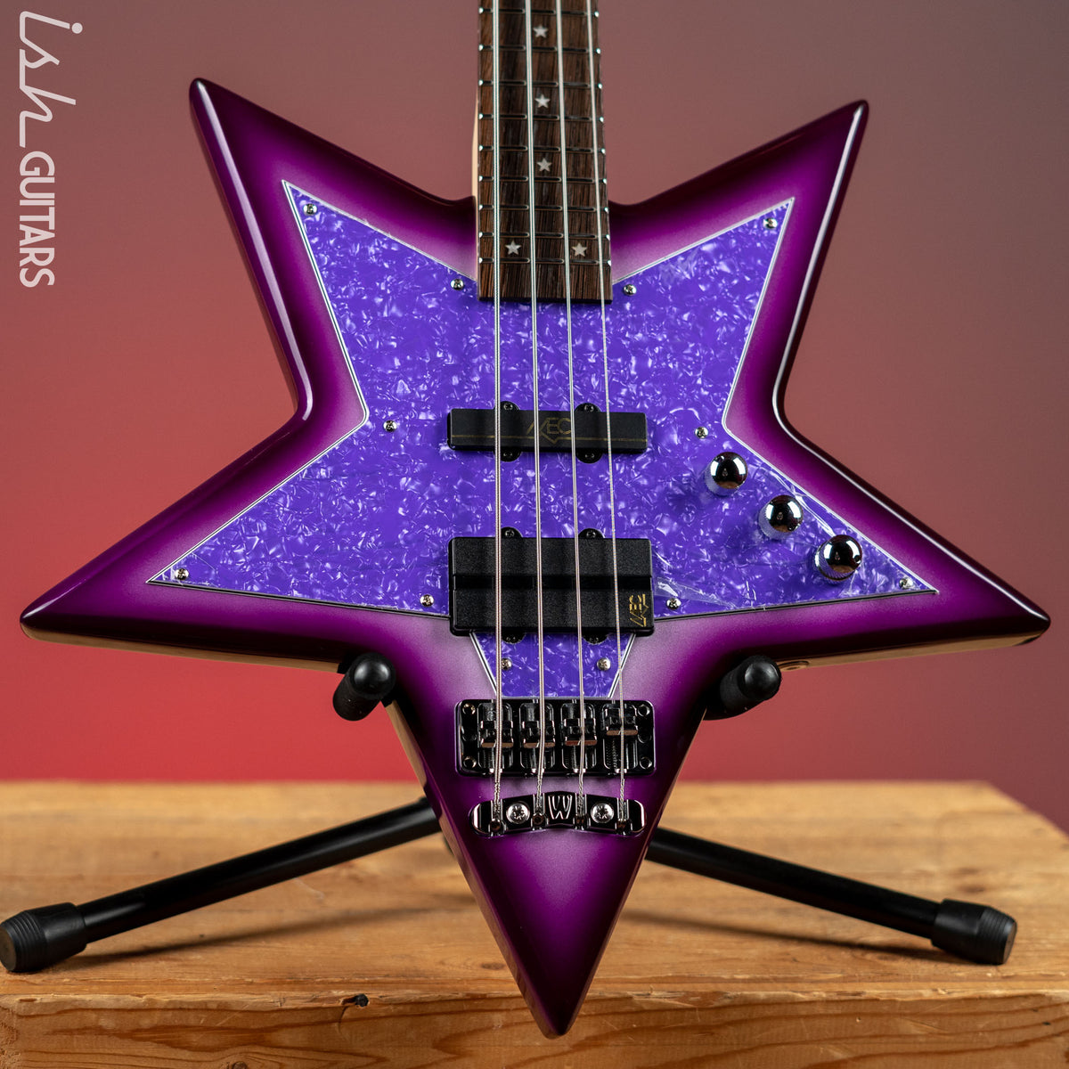Warwick RockBass Artist Line Bootsy Collins "Space Bass" 4-String Bass ...