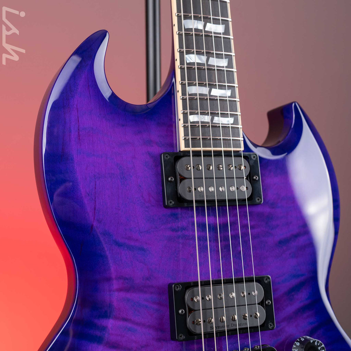 ESP USA Viper Quilted Maple Purple Sunburst – Ish Guitars