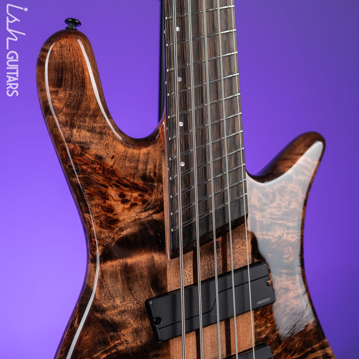 Spector NS Dimension 5 Multi-Scale Super Faded Black Gloss – Ish Guitars