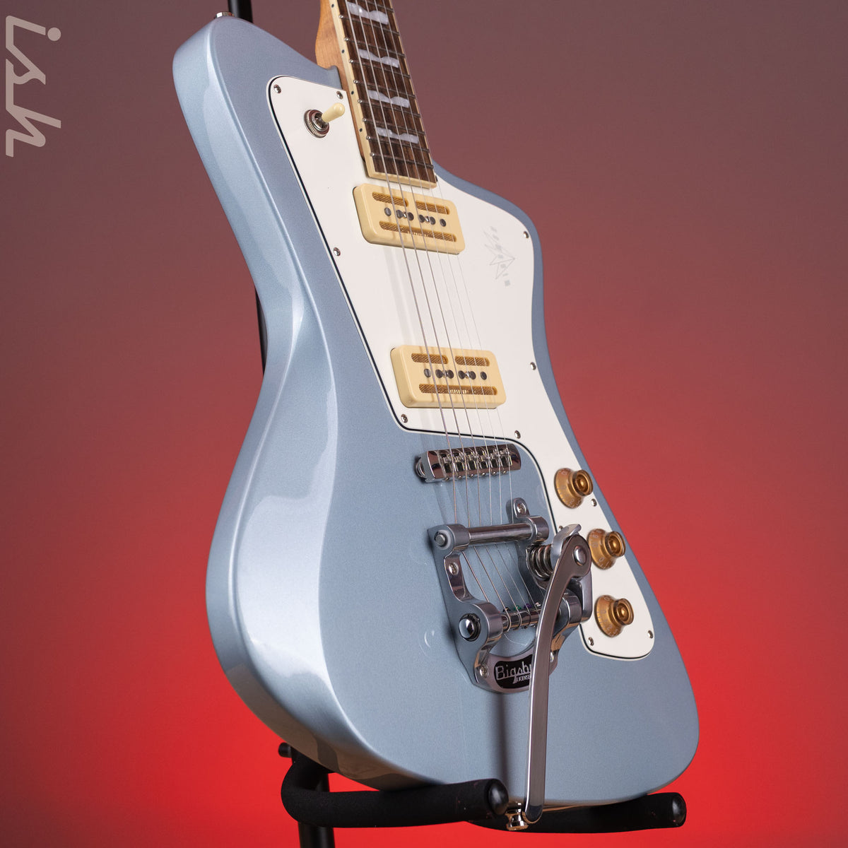 2021 Baum Wingman Light Blue – Ish Guitars