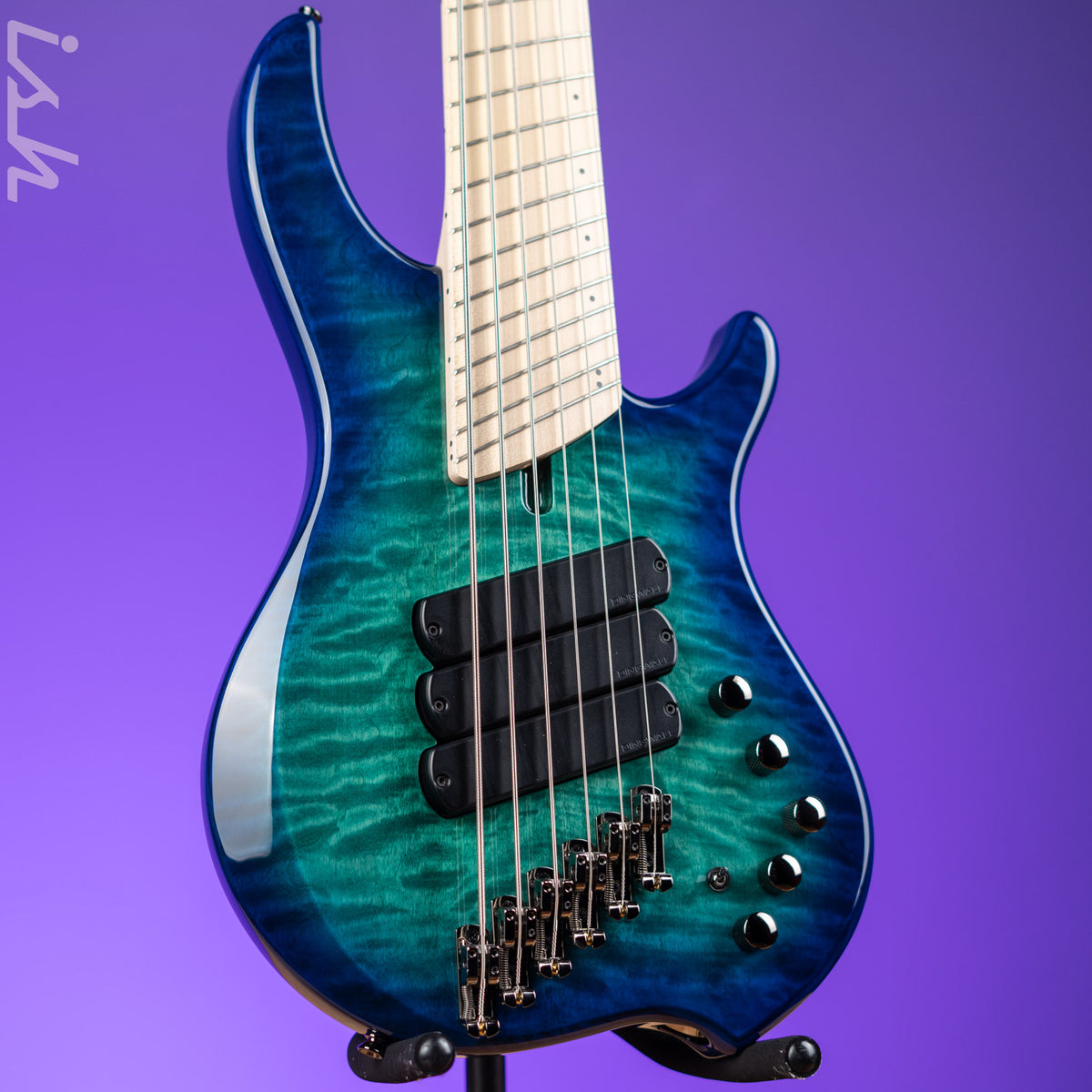 Dingwall Combustion 6-String Bass Whalepoolburst – Ish Guitars