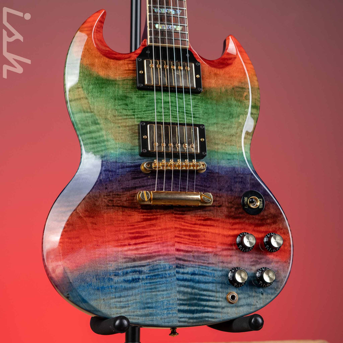2017/2018 Gibson Custom Shop SG Elegant Flamed Maple Aurora Borealis ...
