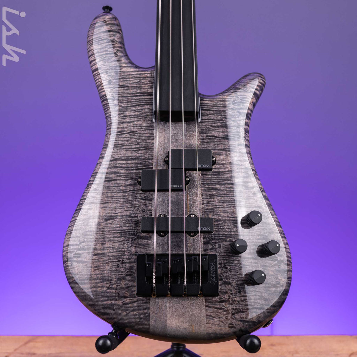 Spector USA NS-2 Fretless 4-String Bass Super Faded Black – Ish Guitars