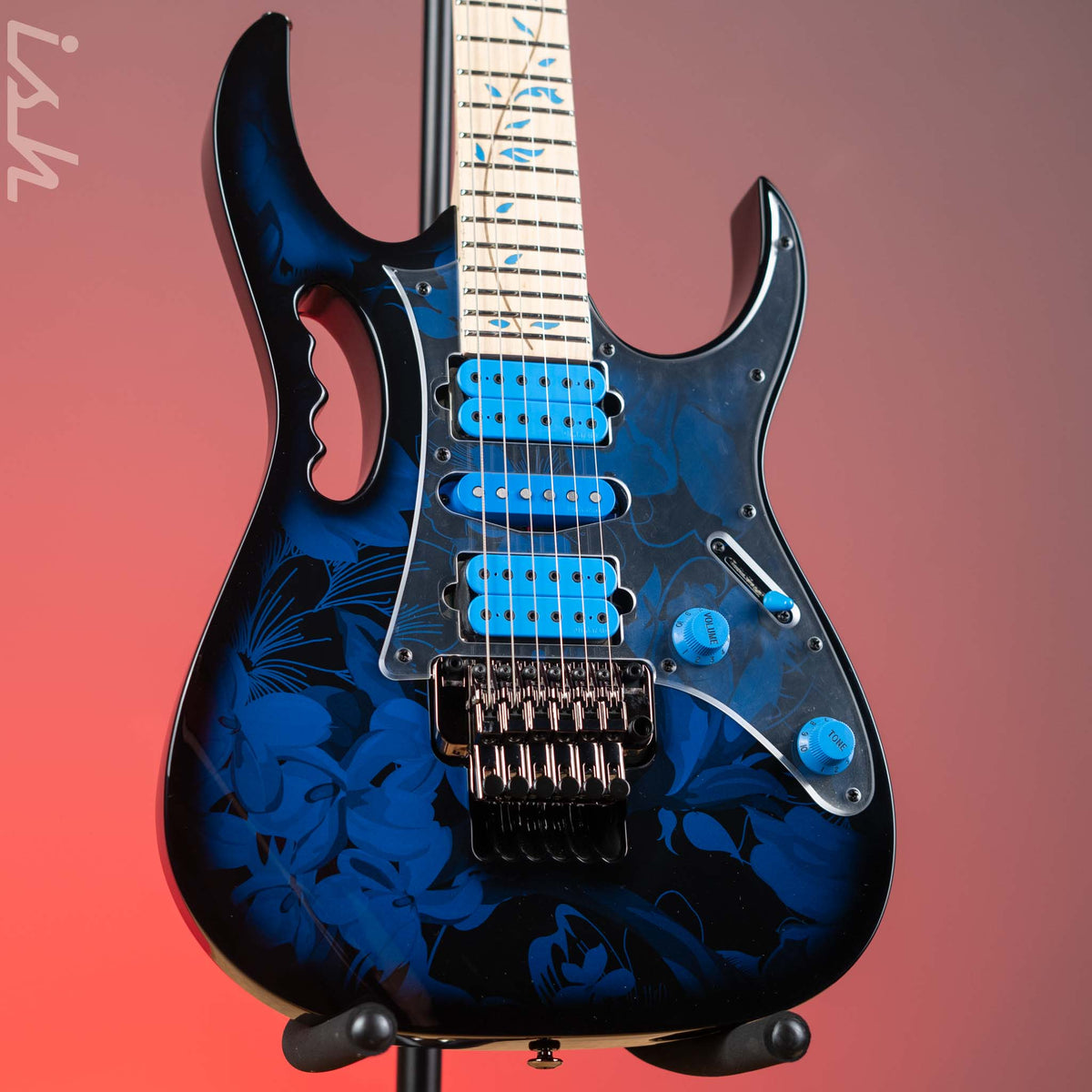 Ibanez JEM77P Steve Vai Signature JEM Premium Series Electric Guitar B ...