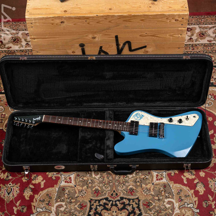 2017 Gibson Firebird Zero Electric Guitar Pelham Blue – Ish Guitars