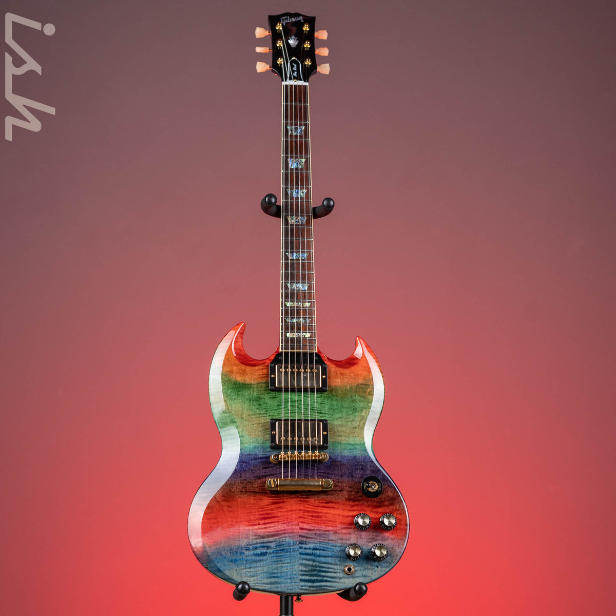 2017/2018 Gibson Custom Shop SG Elegant Flamed Maple Aurora Borealis ...