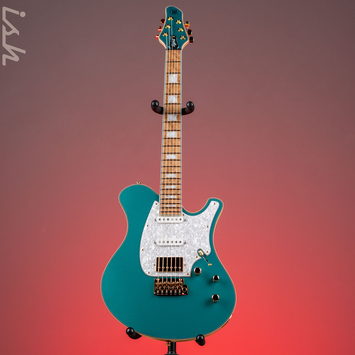 Mayones Legend V22 6 Metallic Sherwood Green NAMM 2024 – Ish Guitars