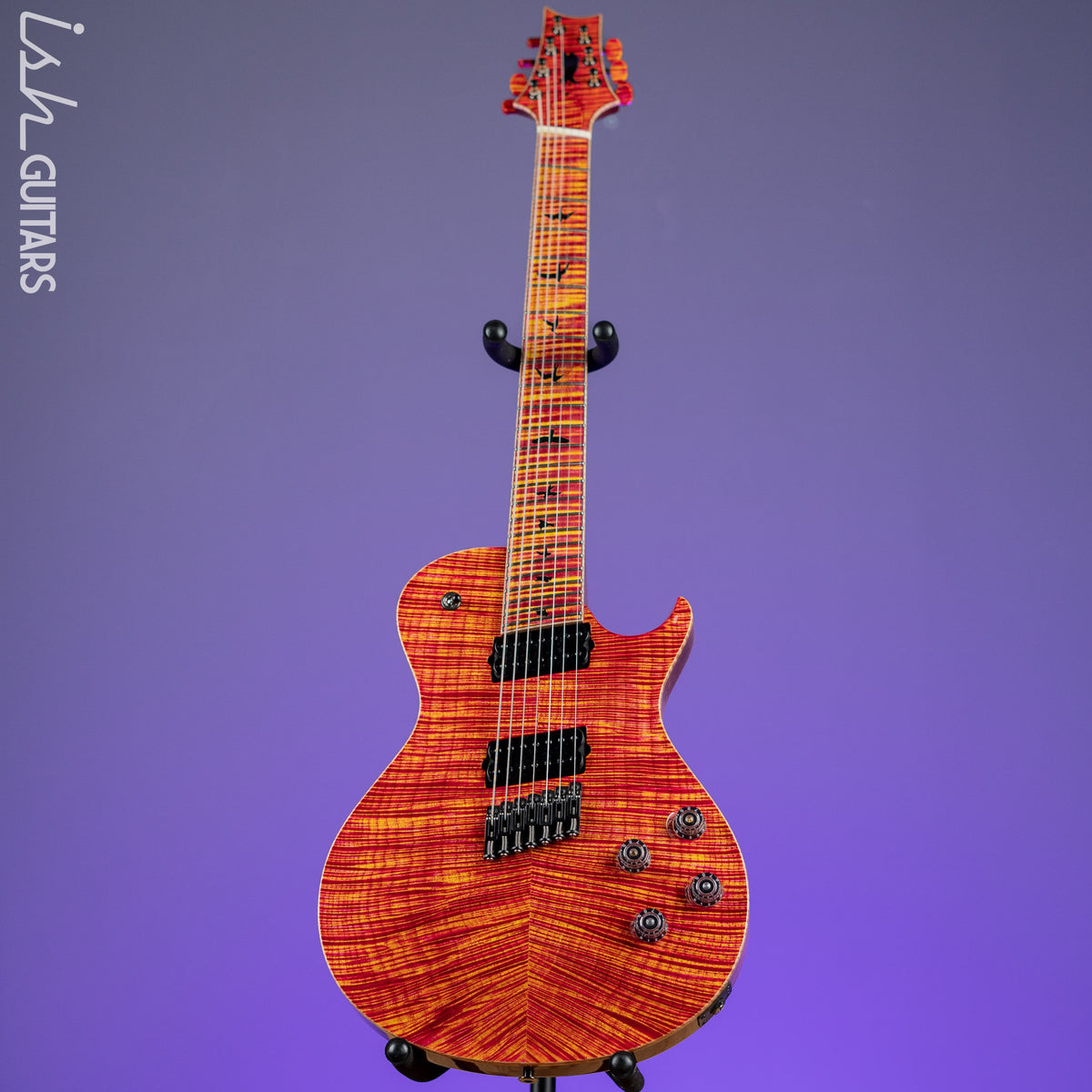 PRS Private Stock Singlecut 7-String Multi-Scale Raspberry Lemon Strip ...