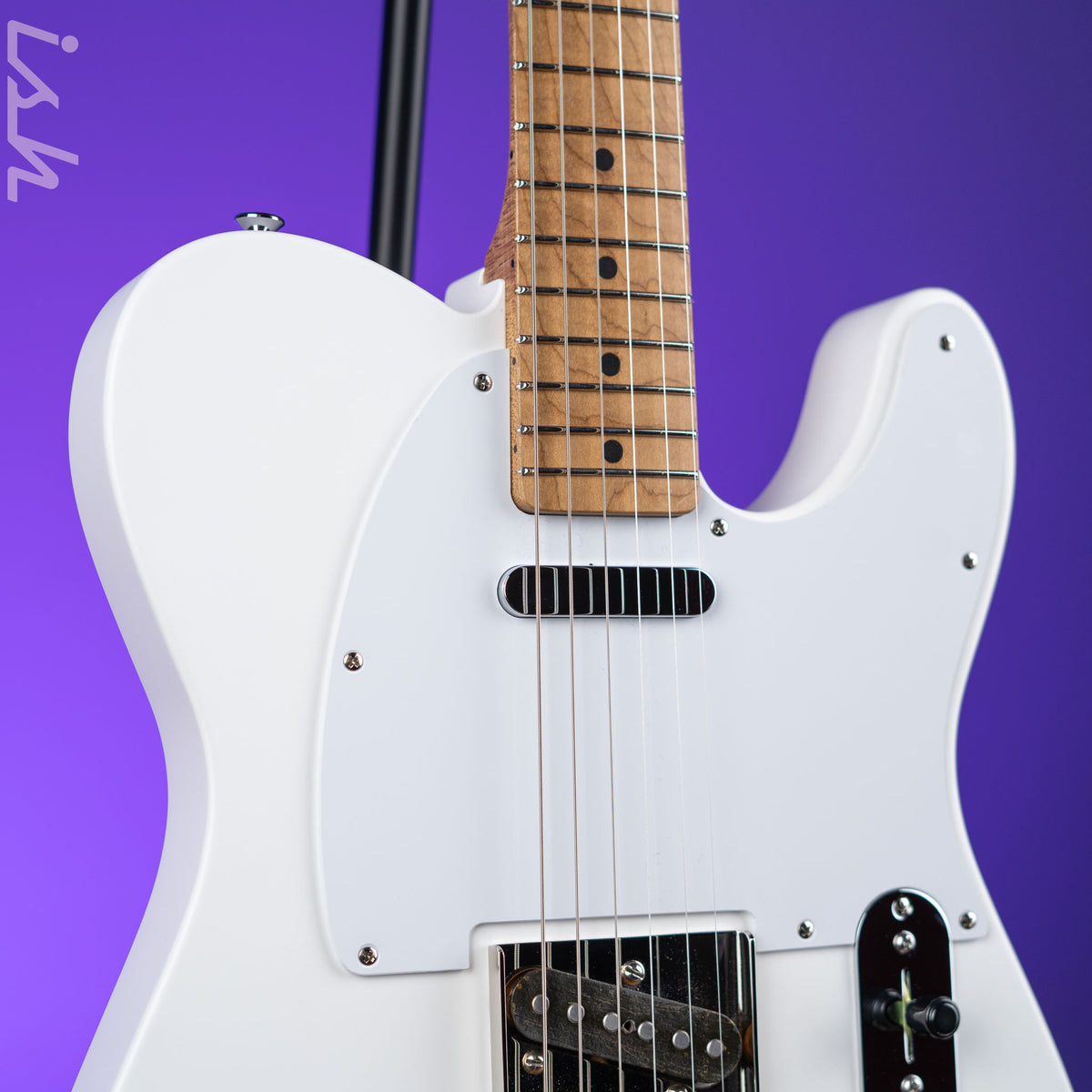 LSL T-Bone One B SS Electric Guitar White Satin – Ish Guitars