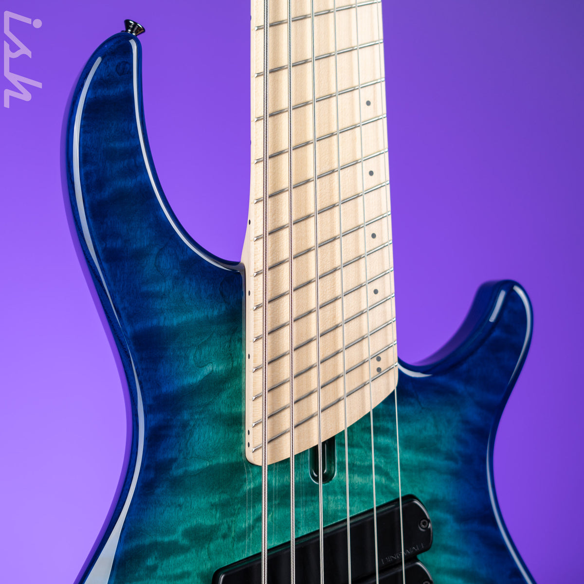 Dingwall Combustion 6-String Bass Whalepoolburst – Ish Guitars