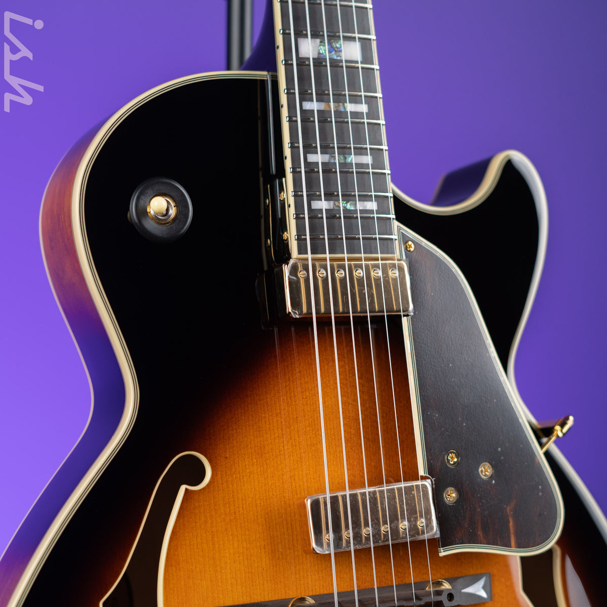 Ibanez GB10 George Benson Signature Hollowbody Brown Sunburst – Ish Guitars