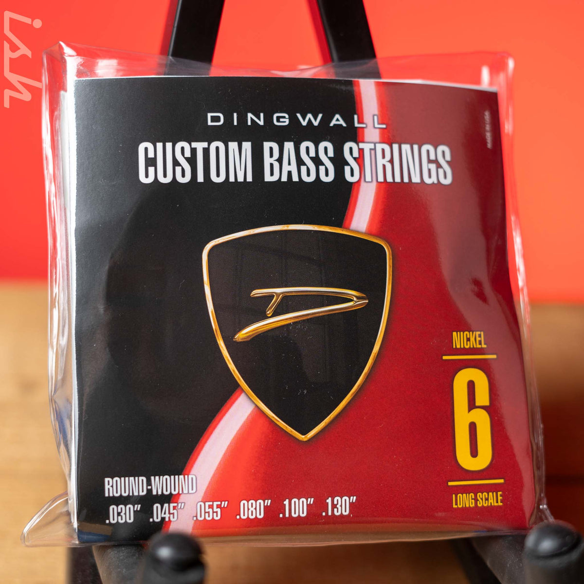 Dingwall Long-Scale 30/130 6-String Bass Strings - Round-Wound Nickel ...