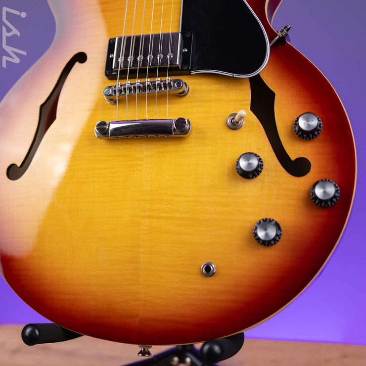 2020 Epiphone ES-335 Figured Semi-Hollow Raspberry Tea Burst – Ish Guitars
