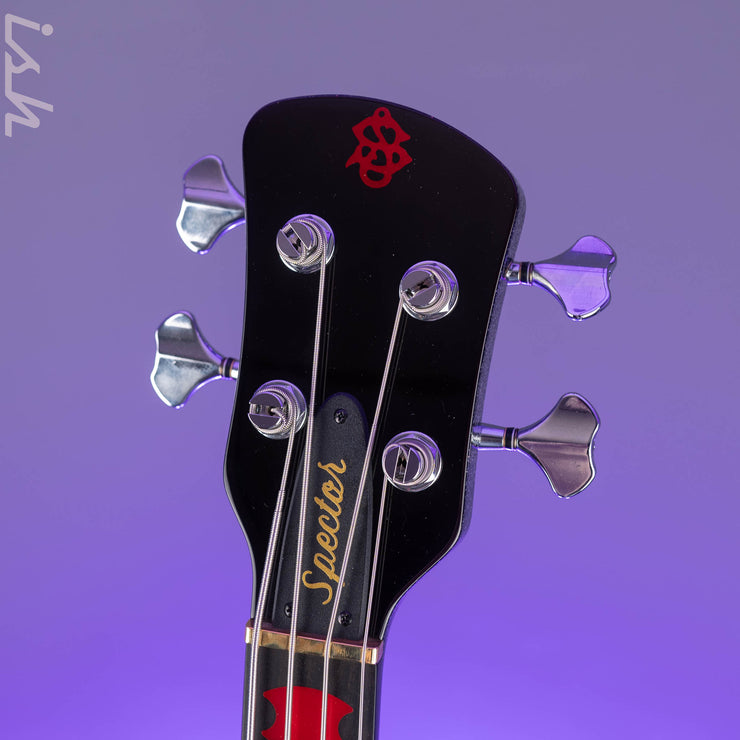 Spector Euro4LX Rachel Bolan Signature Black Metallic Flake – Ish Guitars